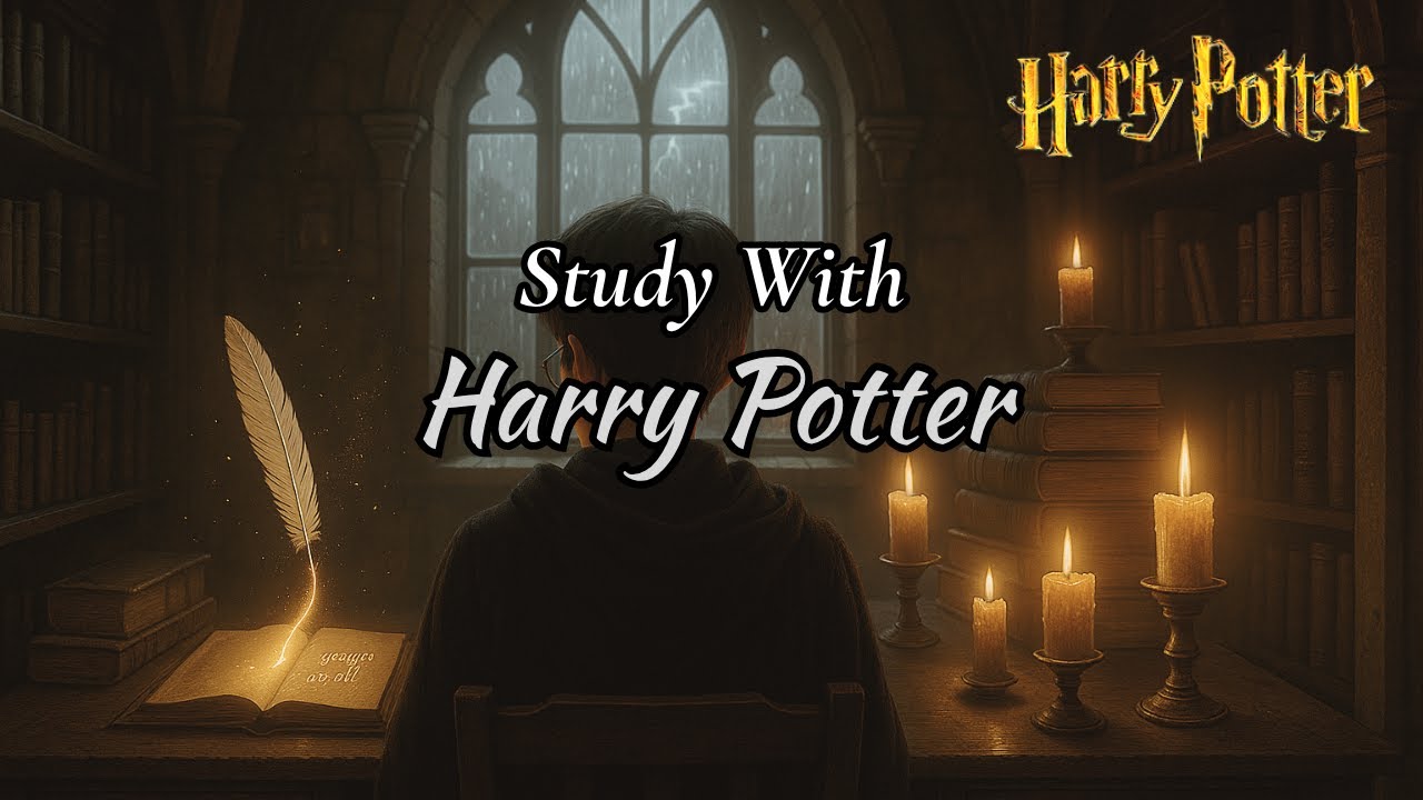 Study with Harry Potter 🧙‍♂️ for 2 Hours | Cozy Hogwarts-Inspired Focus ...