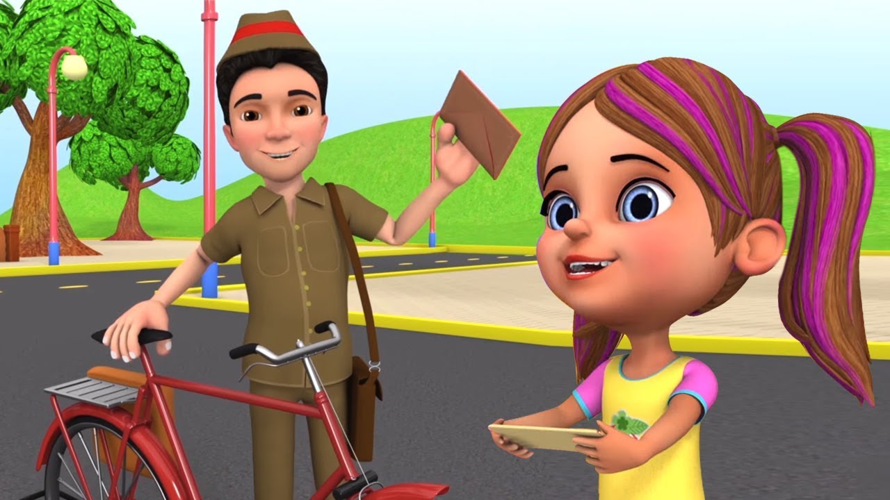 Dakiya Aaya | Little Treehouse India | डाकिया आया | Hindi Rhymes For ...
