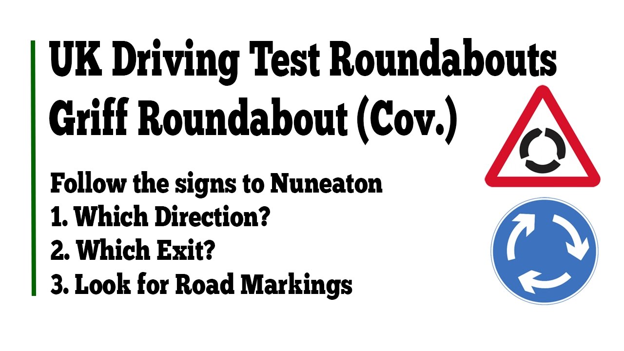 Coventry Driving Test Centre - Griff Roundabout /with Subtitles - YouTube