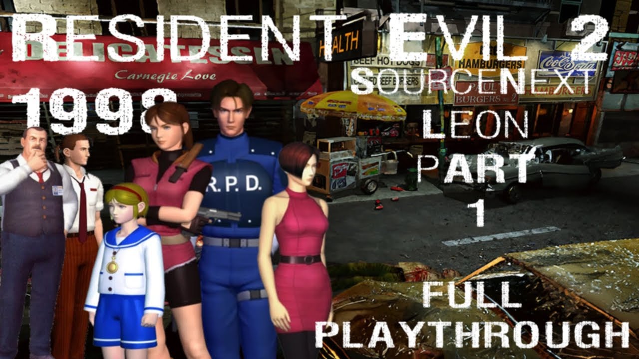 ☕ Resident Evil 2 SourceNext - Leon A Part 1 - YouTube