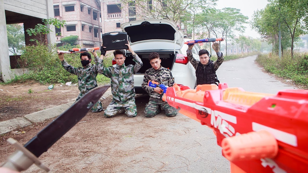 LTT Game Nerf Guns : Gaming nerf guns | Special Police battle Criminal ...