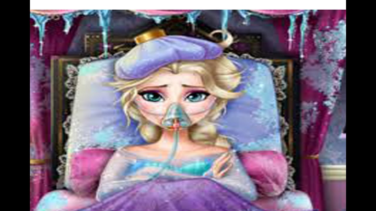 Disney Games Frozen Princess Elsa Flu Doctor - Children Game - YouTube