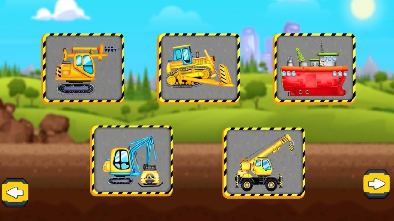 Permainan konstruksi Gedung | Build a house | game edukasi anak ...