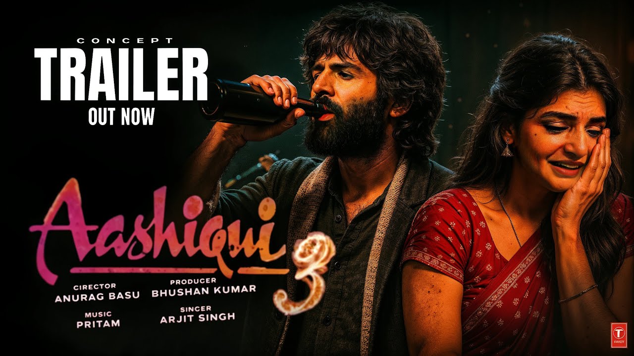 Aashiqui 3 | Official Trailer Concept |Kartik Aaryan, Sreeleela, Anurag ...