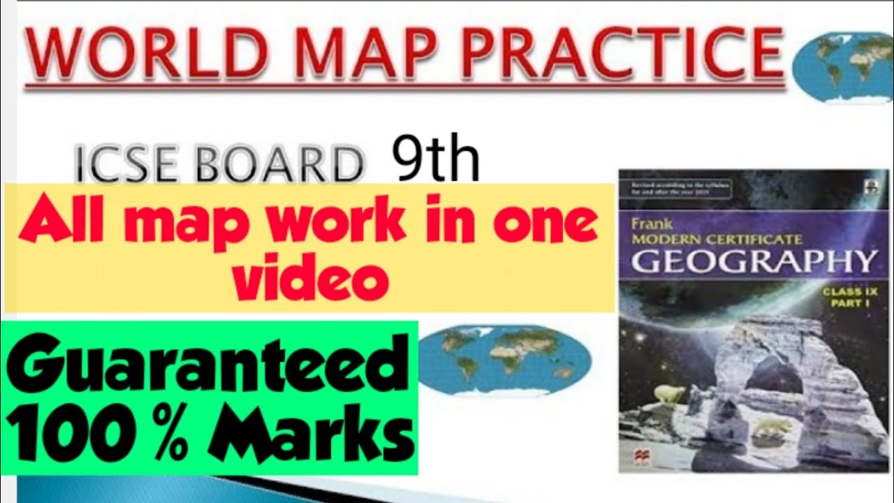 Map work । ICSE CLASS 9TH। BY Mohan Sir - YouTube