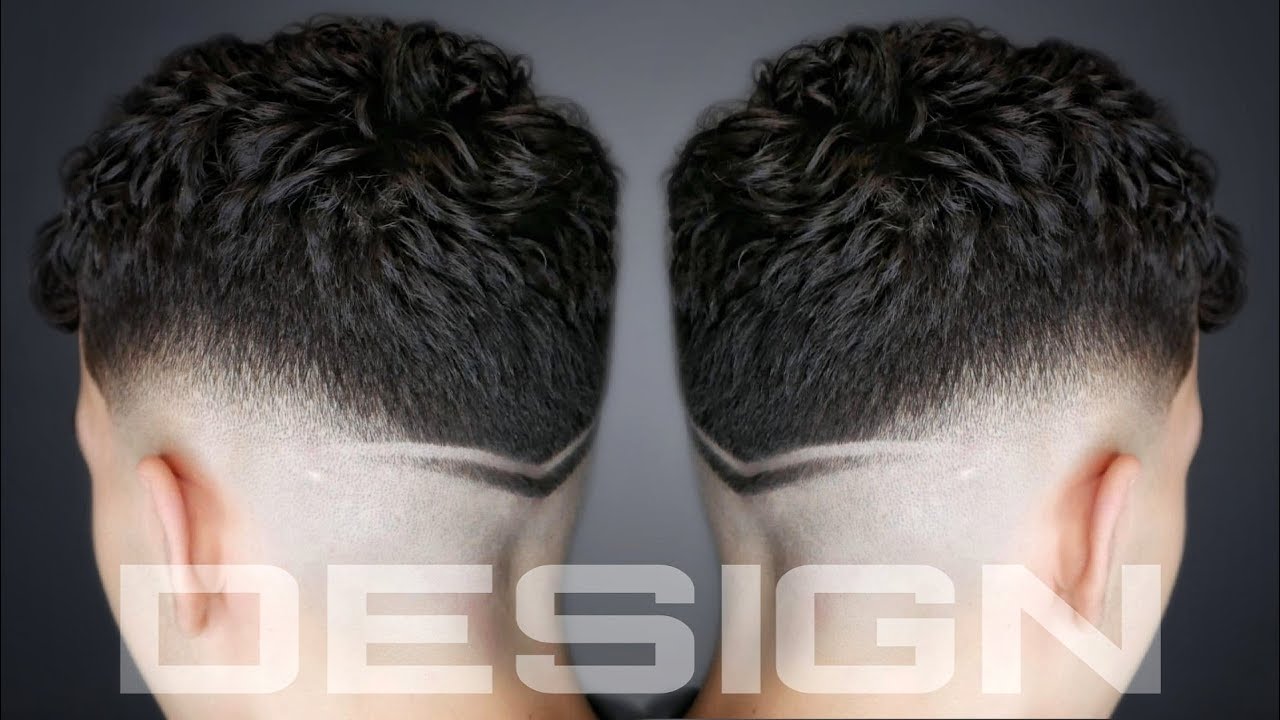 MID FADE TUTORIAL MIT DESIGN | LOCKIGE HAARE | CERKIN BARBER - YouTube