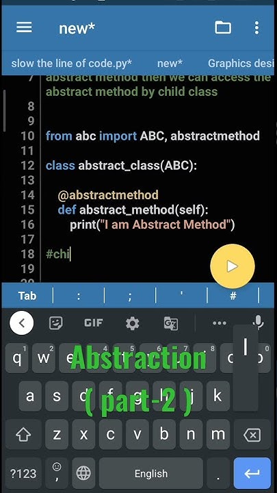 How to access or use abstract method | Abstraction (part-2) - YouTube