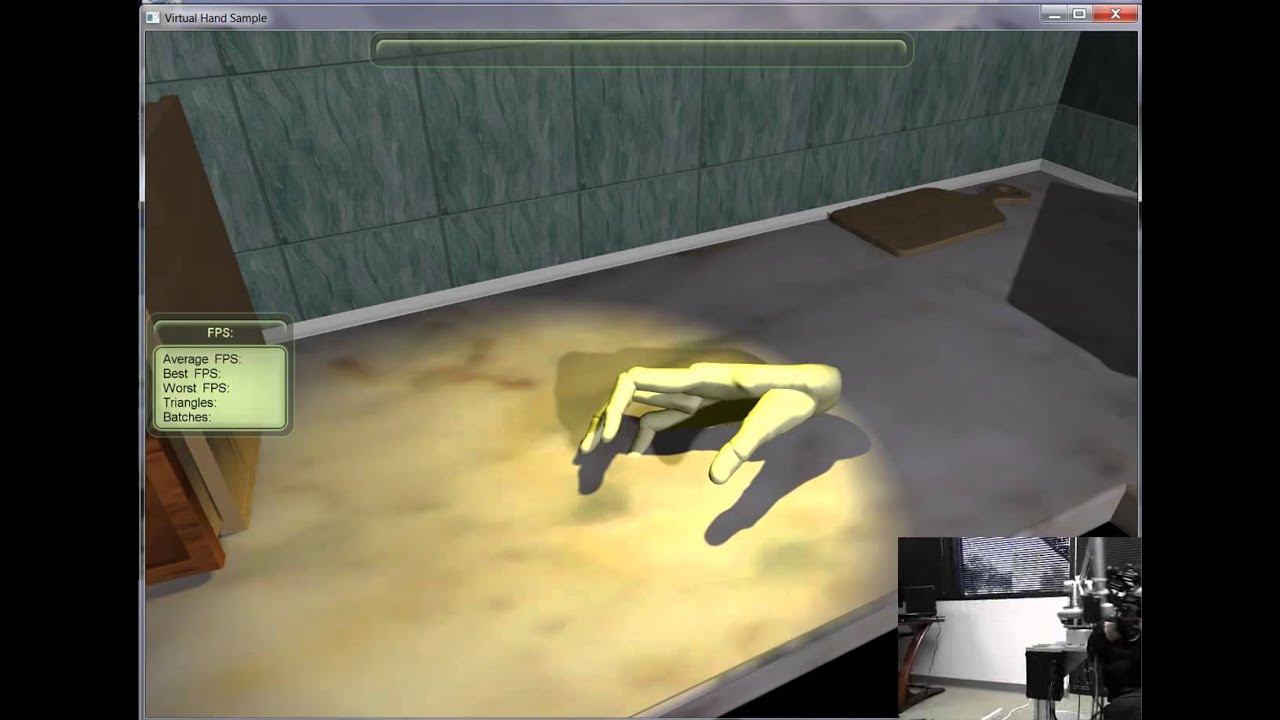 Haptic Exoskeleton and dataglove integration in Ogre3D Engine - YouTube