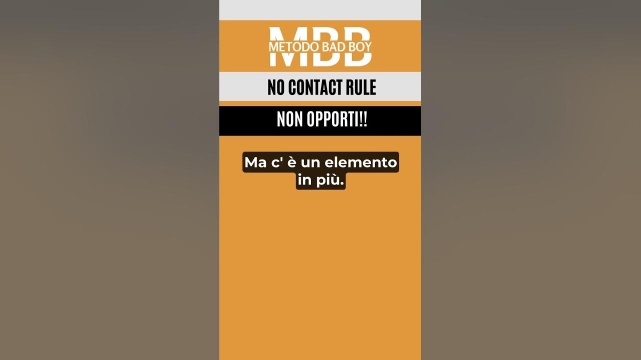 Se Lei Ti Vuole Lasciare Non Opporti Youtube