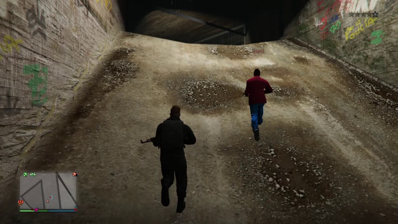 The sewer monster XD [Gta 5 online] - YouTube