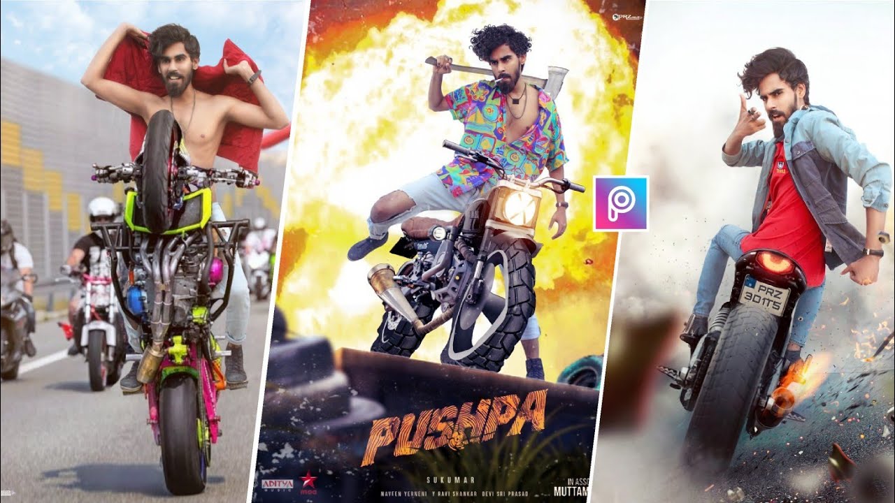 3 Amazing Bike Photo Editing Tutorial In Picsart & Lightroom - YouTube
