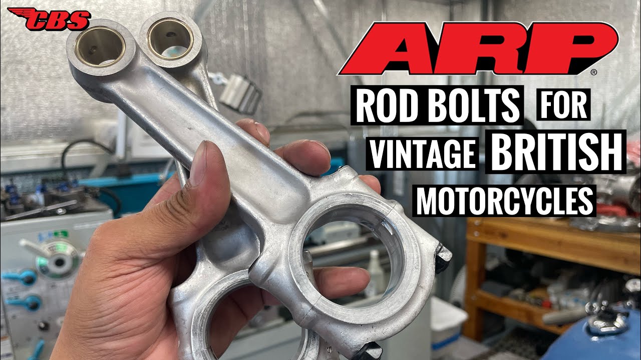 ARP Rod Bolts For Vintage British Motorcycles - YouTube