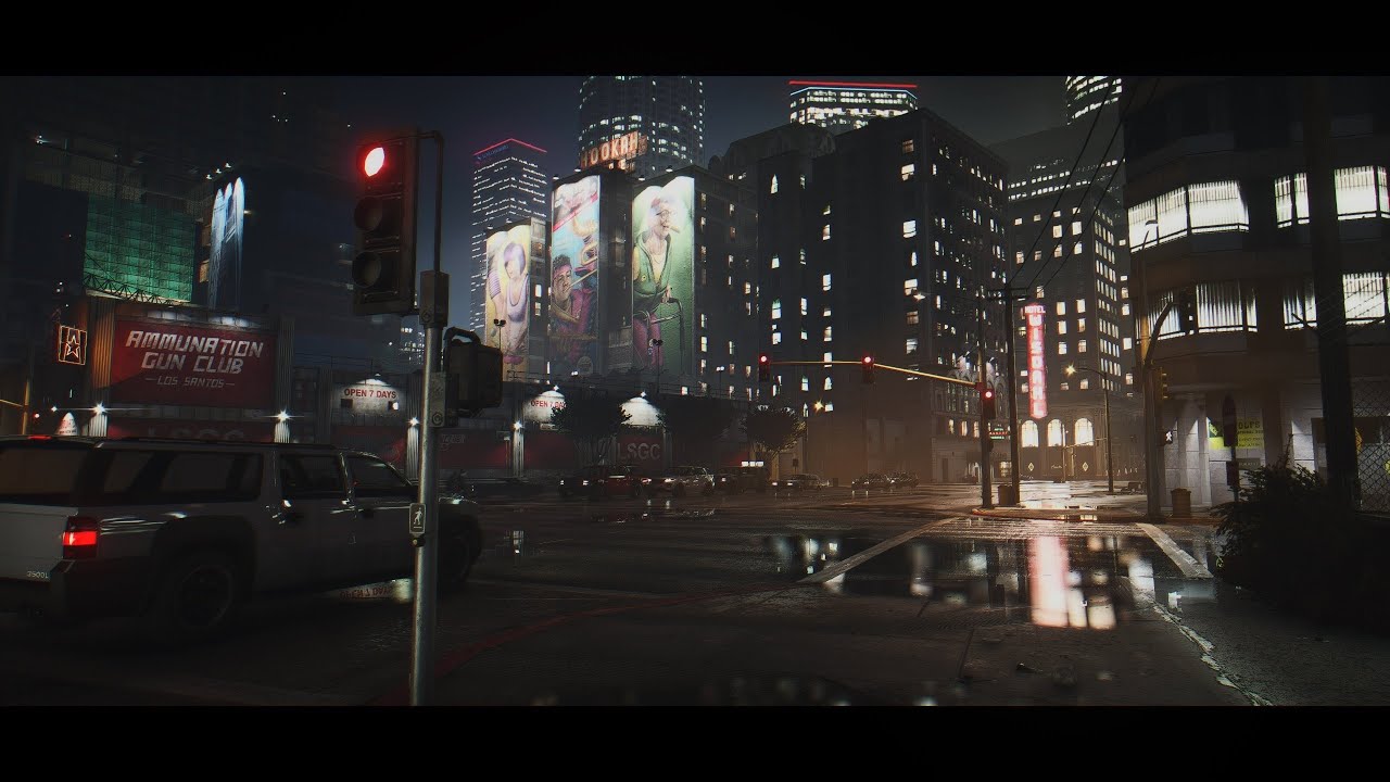 Grand Theft Auto V 2020 Natural Vision Evolved High Settings + Reshade ...