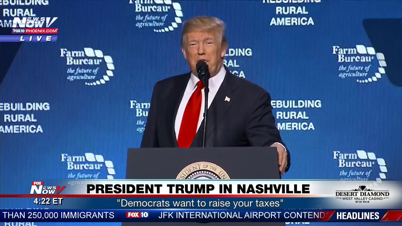 President Trump Brings Back The "Yuge" (Huge) Statement (FNN) - YouTube