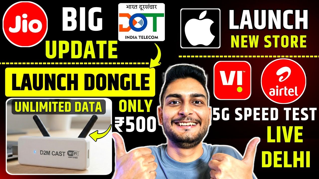Jio & DOT Big Update | Launch Dongle | Only ₹500 | Unlimited Data ...