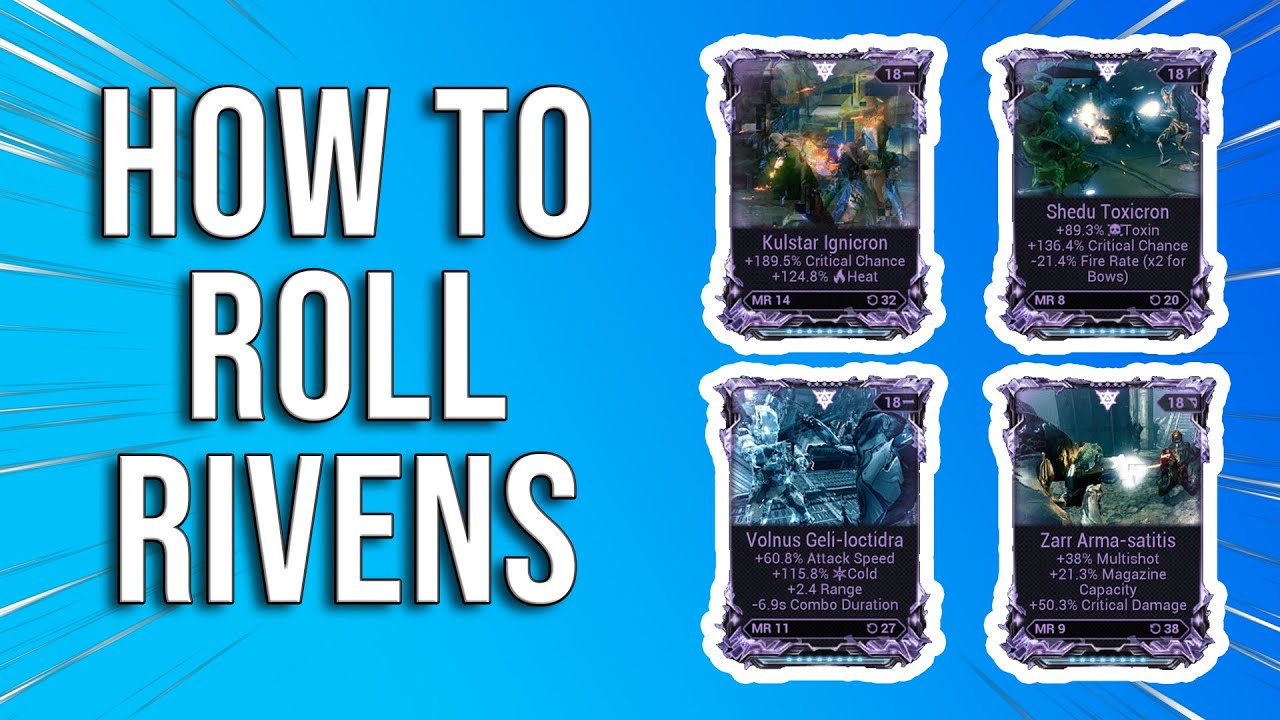 WARFRAME: How to Roll Rivens - YouTube