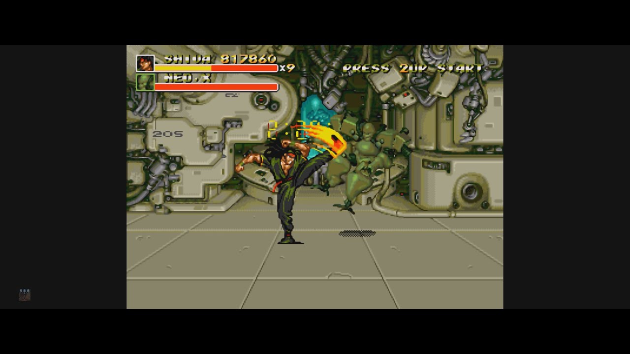 [mega drive] Bare Knuckle III city hall Boss Shiva very hard no death ...