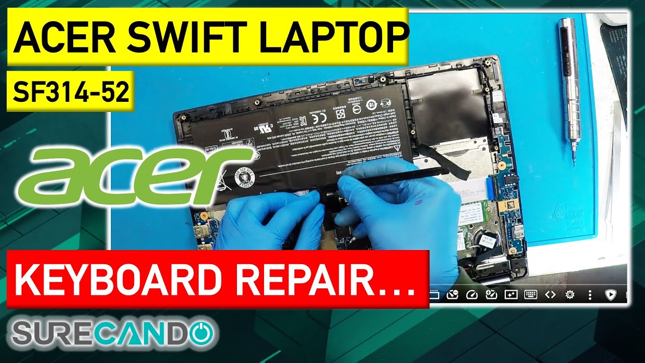 Swift Fix: Easily Repair Unresponsive Keys on Acer SF314! - YouTube