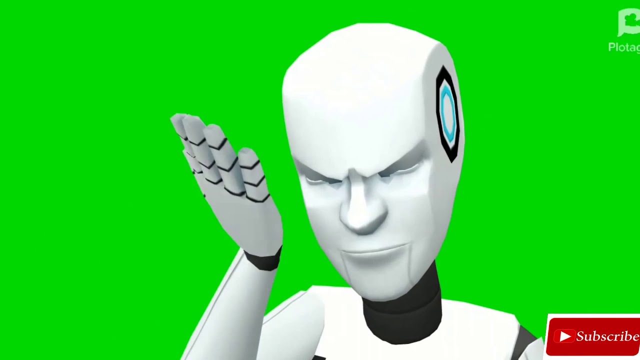 How to use Plotagon Animation Robo Green screen free for download ...