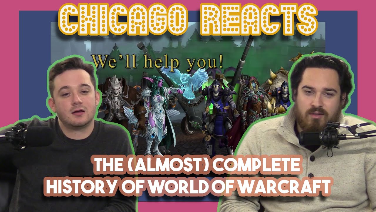 Actors React to The almost Complete History of World of Warcraft - YouTube