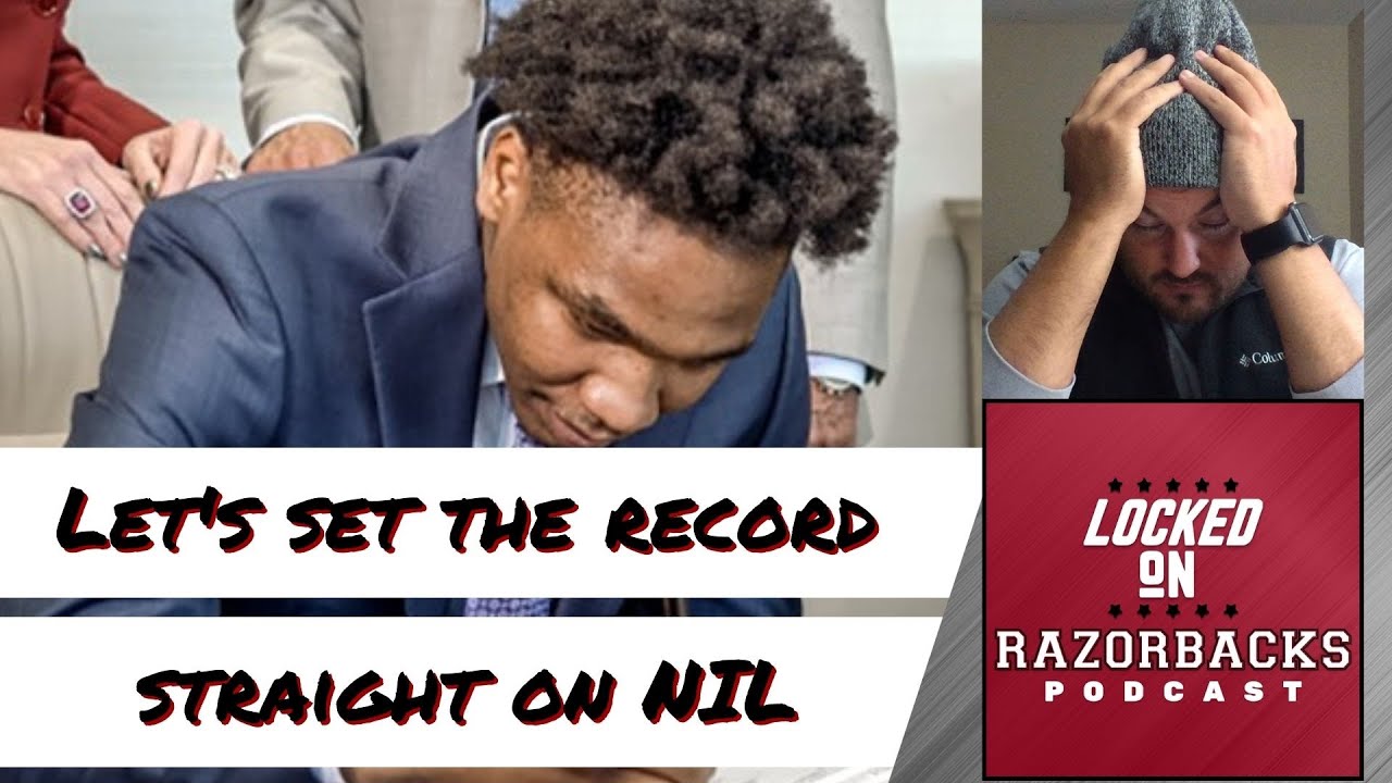 Let's set the record straight with the Razorbacks & their NIL deals ...