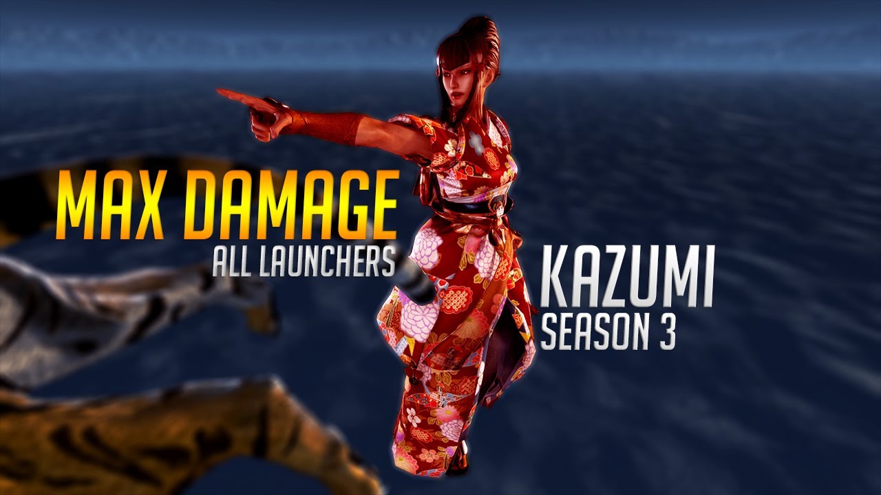 Kazumi Max Damage Combos (Season 3) - YouTube