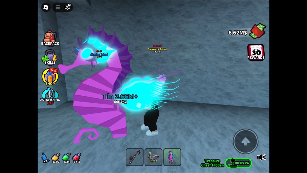 Roblox Go Fishing Update new Rough water cave - YouTube