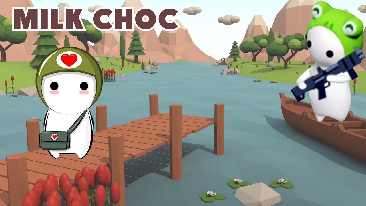 MilkChoco Battle Royale (Gun Shot) Medic And Carog - YouTube