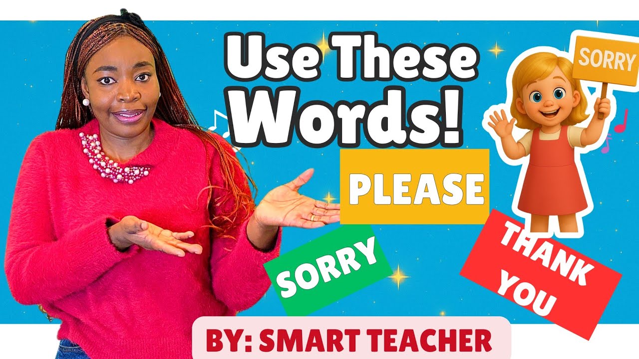 Use These Words! 🎶 Magic Words Song for Kids | Please, Sorry, Thank You ...