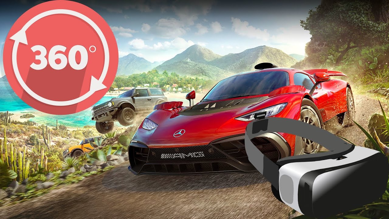 360° VR Forza Horizon 5 Racing - YouTube