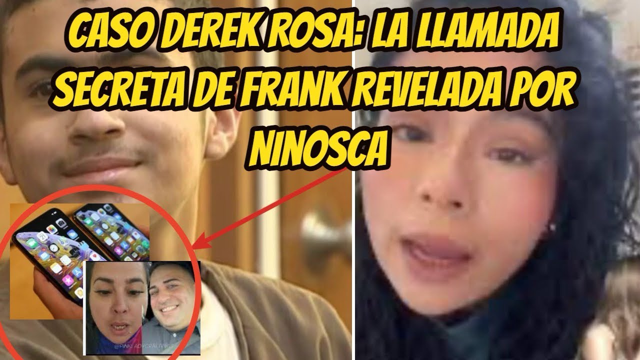 🛑Salió A LA LUZ LLAMADA SECRETÉDE DEREK ROSA Y FRANK RAMOS REVELADA POR ...
