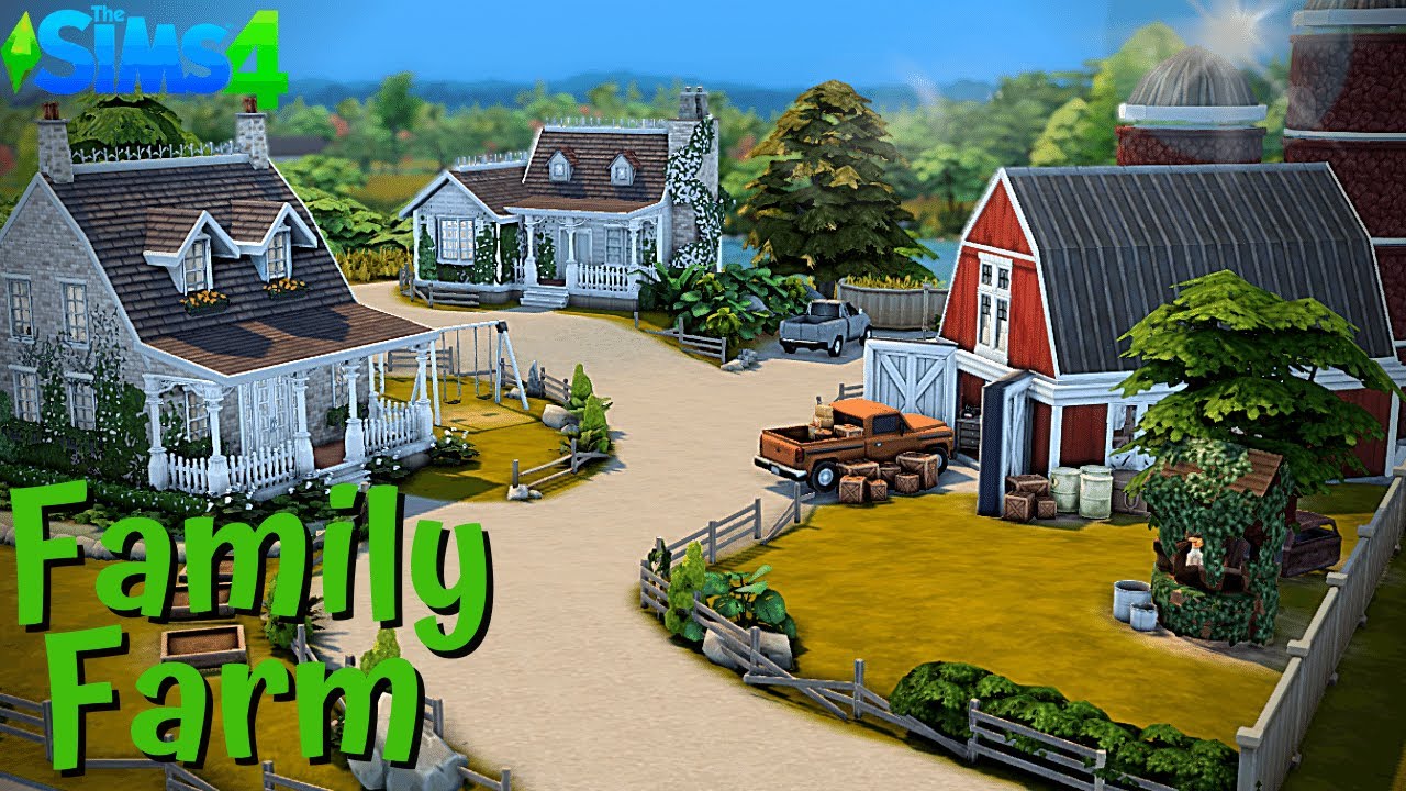 Generations Country Farm!! 💚|| Sims 4 Speed Build || No CC || No Mods ...