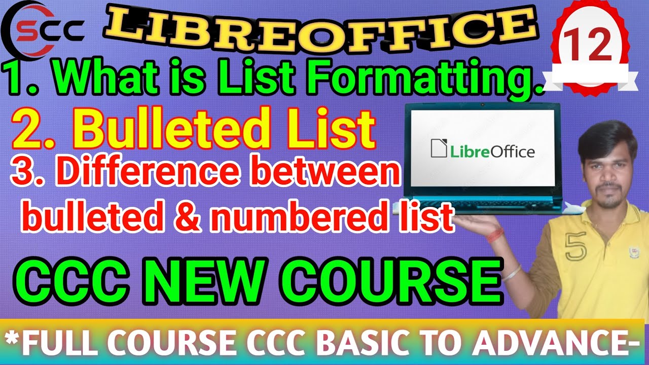 what is the difference between bulleted list and numbered list |ccc ...