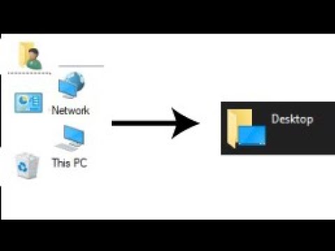 How to get My pc icon on desktop on windows 10 - YouTube