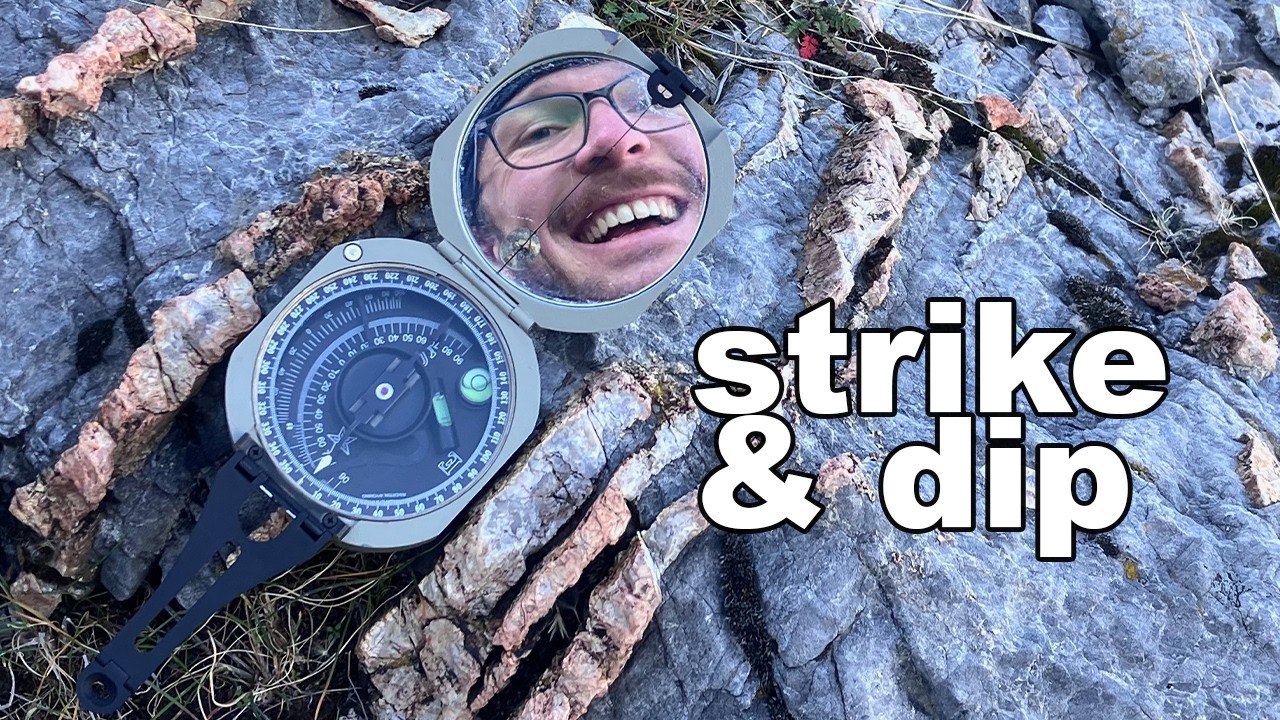 How To Take Strike and Dip | Field Geology - YouTube