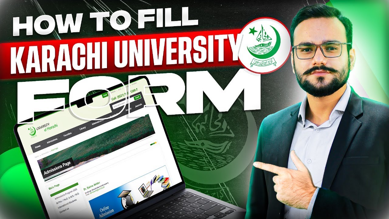 How to Fill Karachi University Form | Karachi University Admission Form ...