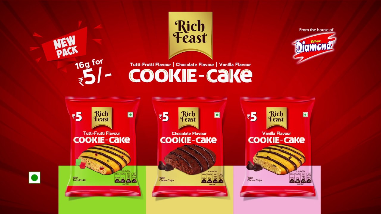 Rich Feast Cookie Cake New Packs - YouTube