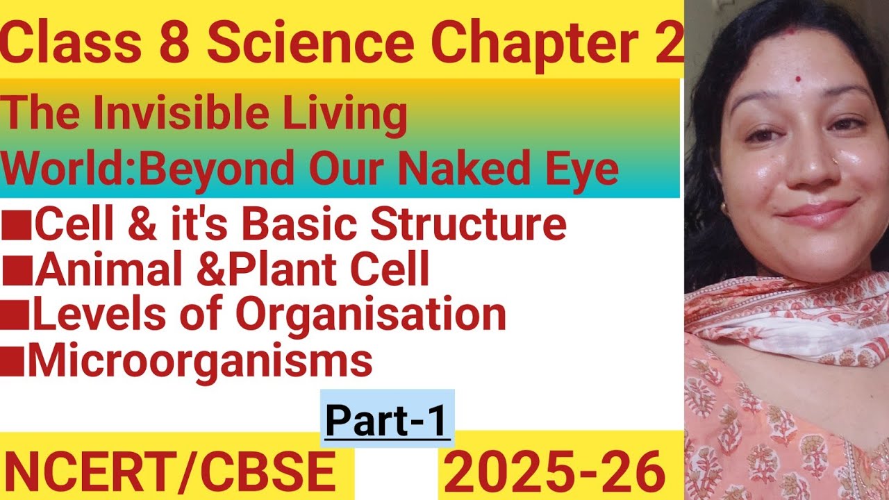 Class 8 Science|Chapter 2|The Invisible Living World beyond our Naked ...