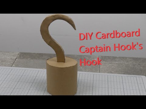 How to Make a DIY Cardboard Captain Hook's Hook
