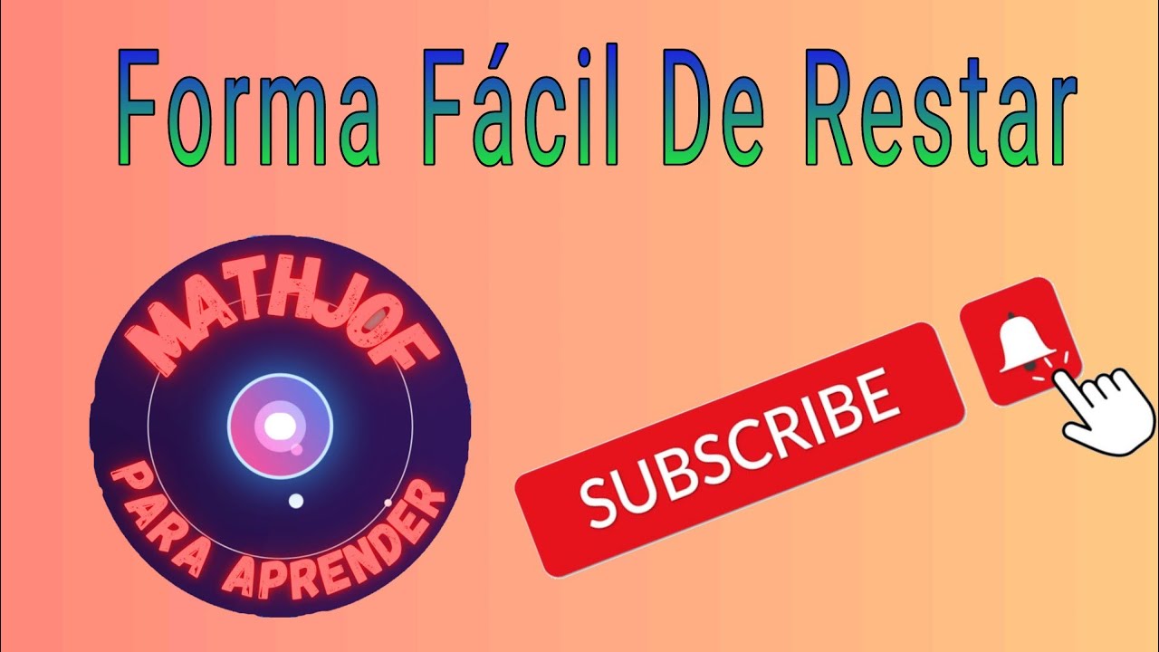 Forma Fácil De Restar. | MathJof| . | Trucos para hacer operaciones ...