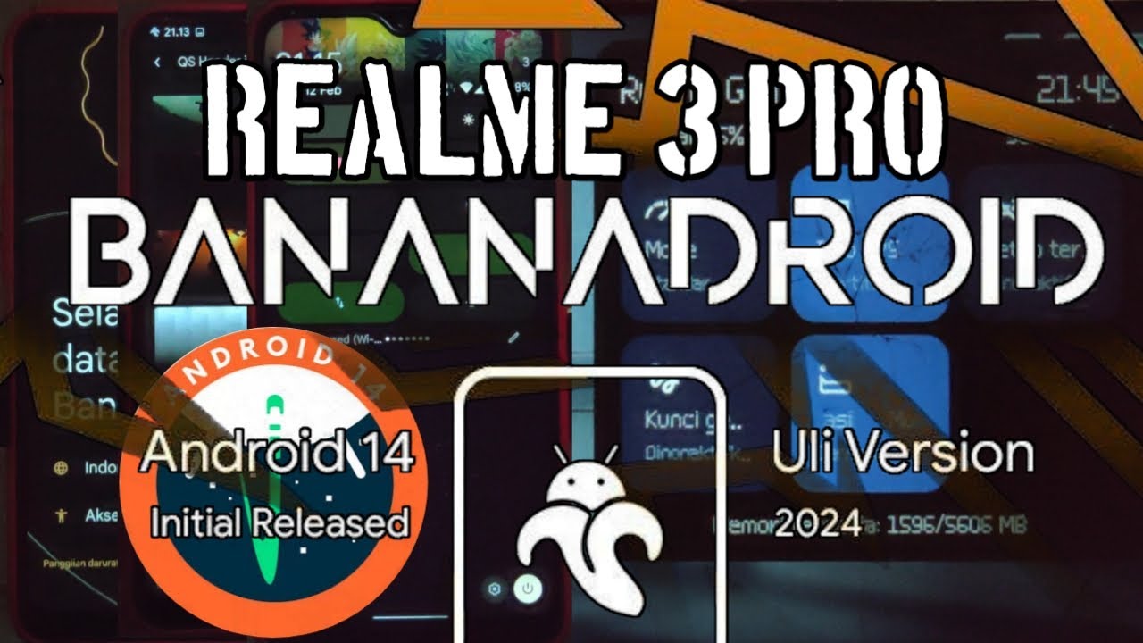 BananaDroid Uli version di Realme 3 Pro || Install dan review Custom Rom Android 14 || - YouTube