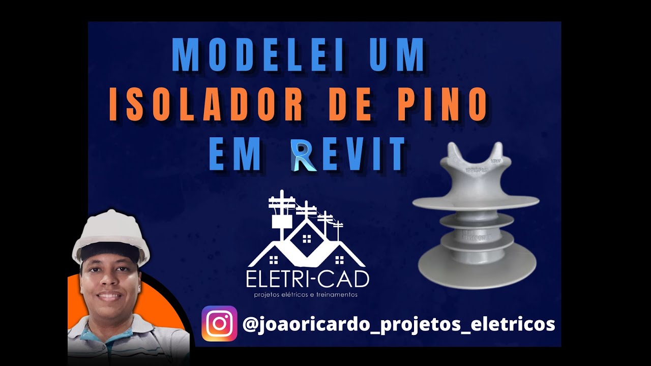 MODELEI UM ISOLADOR DE PINO EM REVIT!!! - YouTube