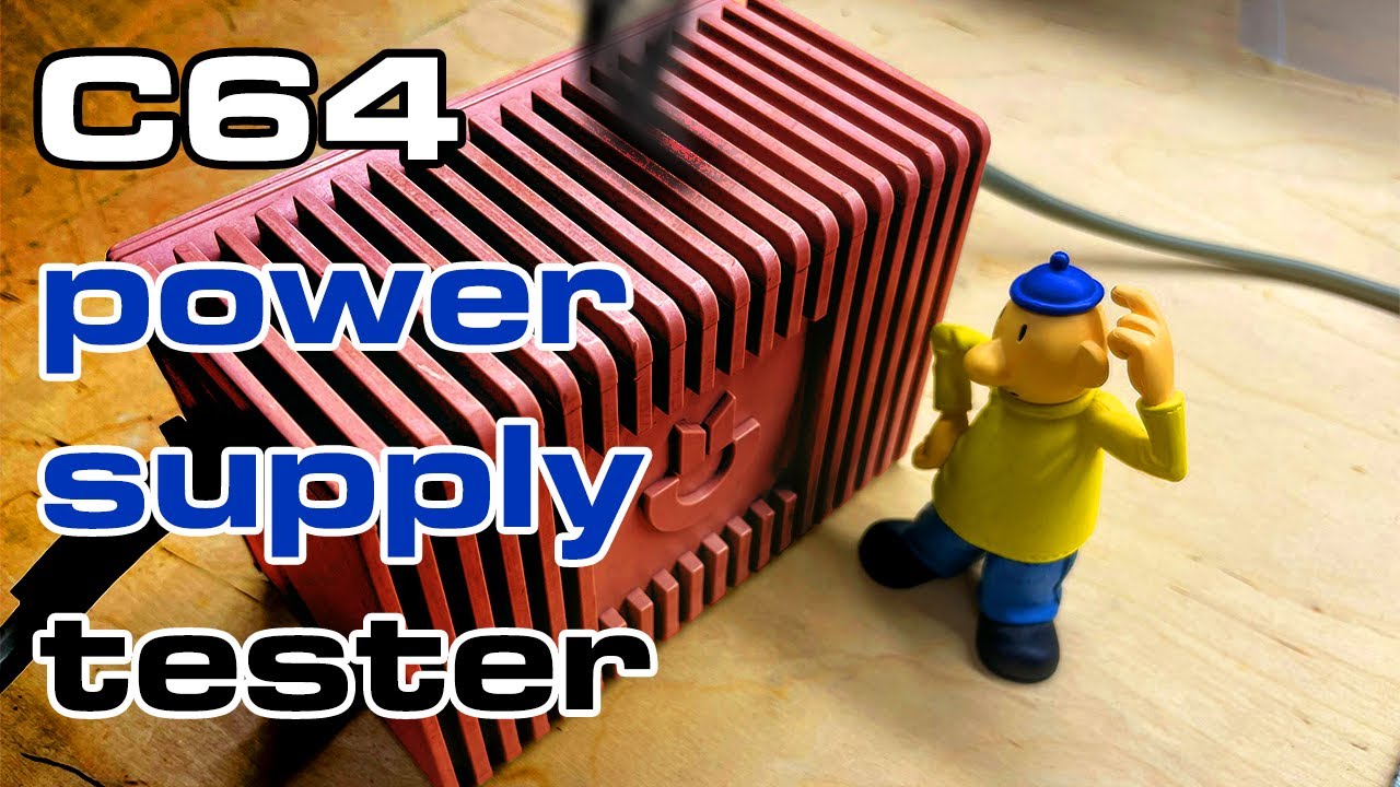 Commodore C64 power supply - how to test a PSU under load with a DIY ...
