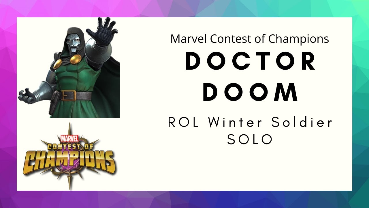 MCOC Doctor Doom-Realm of Legends WS solo - YouTube