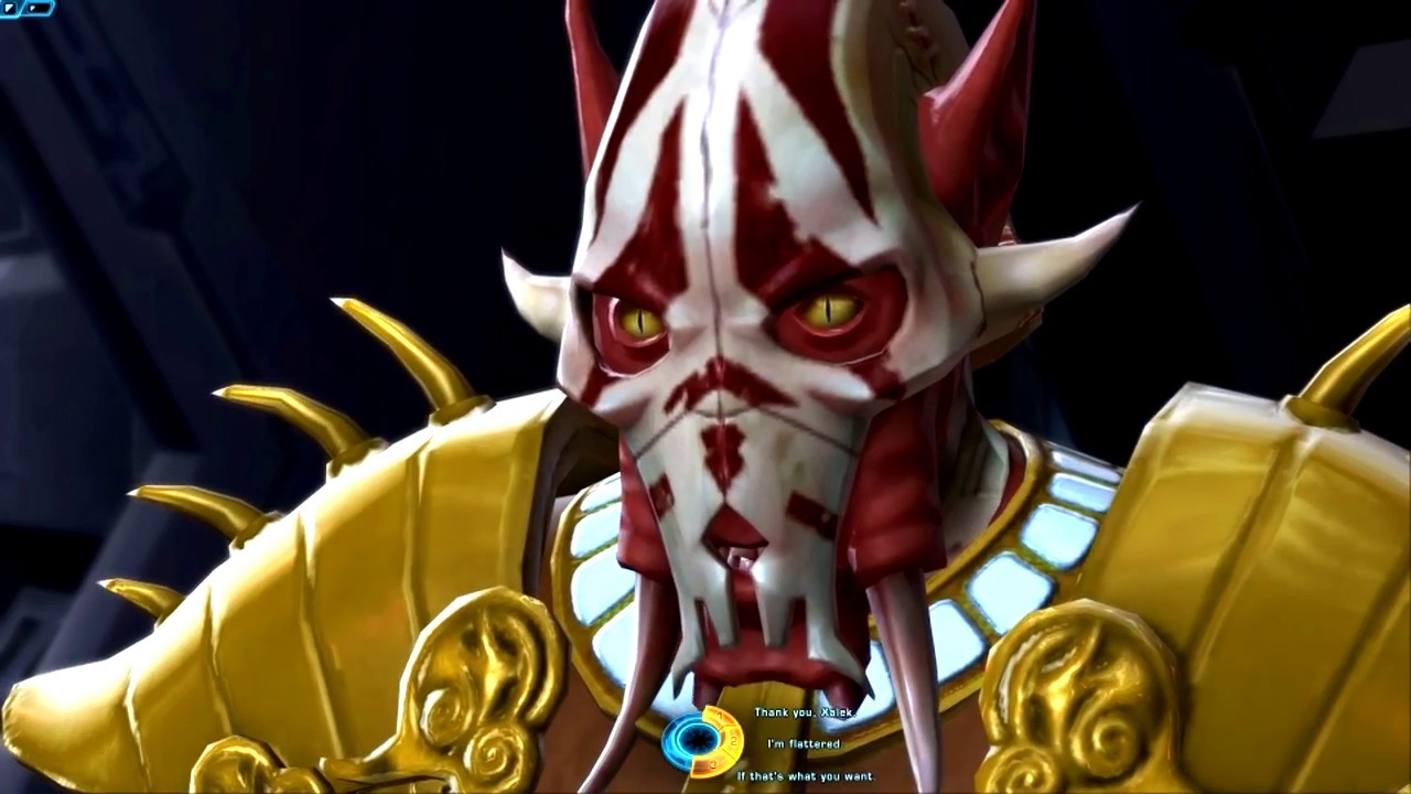 SWTOR - Rattataki - Sith Inquisitor - Light Side - Companions - Xalek ...