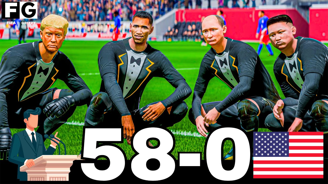 FIFA 25 | TRUMP, OBAMA, PUTIN, KING JONG-UN | PRESIDENTS 59 - 0 EUA - YouTube