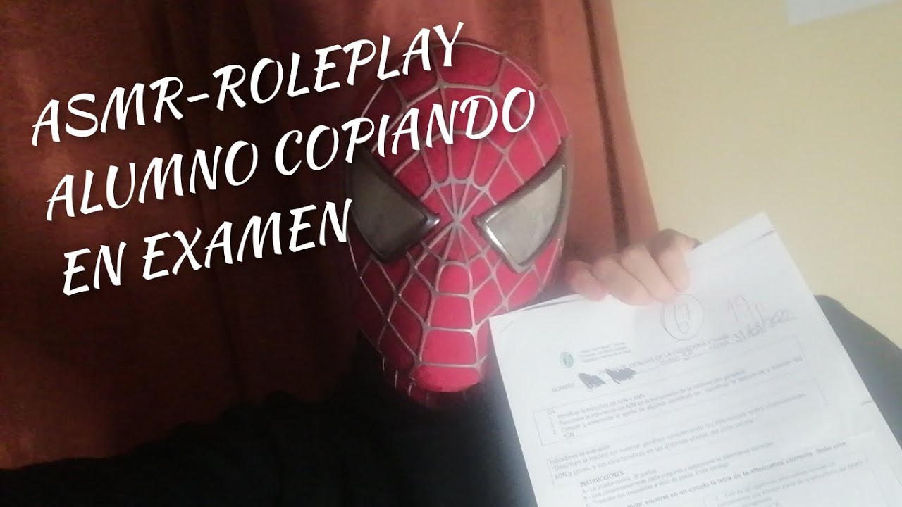 ASMR-ROLEPLAY ALUMNO COPIANDO EN EXAMEN. - YouTube