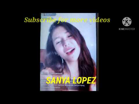 Pinay Celebrity Sanya Lopez in bigo live