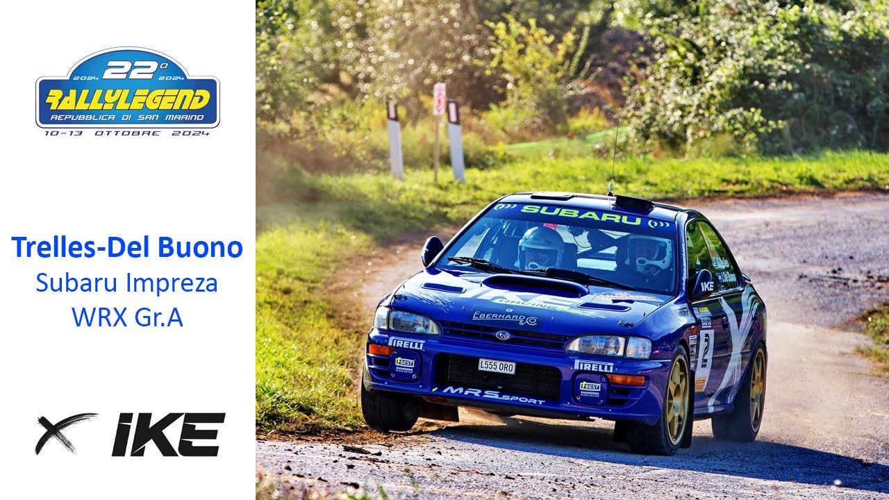 Gustavo Trelles e Jorge Del Buono al Rallylegend 2024 con la Subaru ...