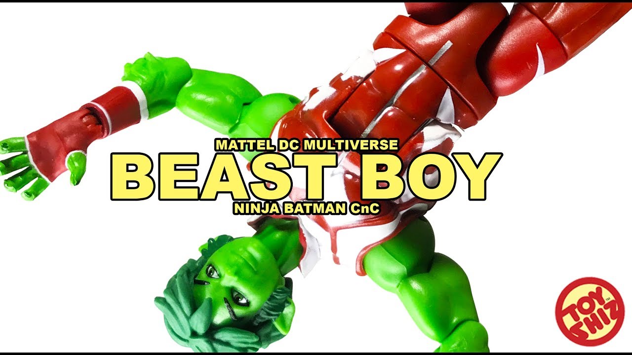 DC MULTIVERSE: REBIRTH BEAST BOY Mattel Batman Ninja CnC - YouTube